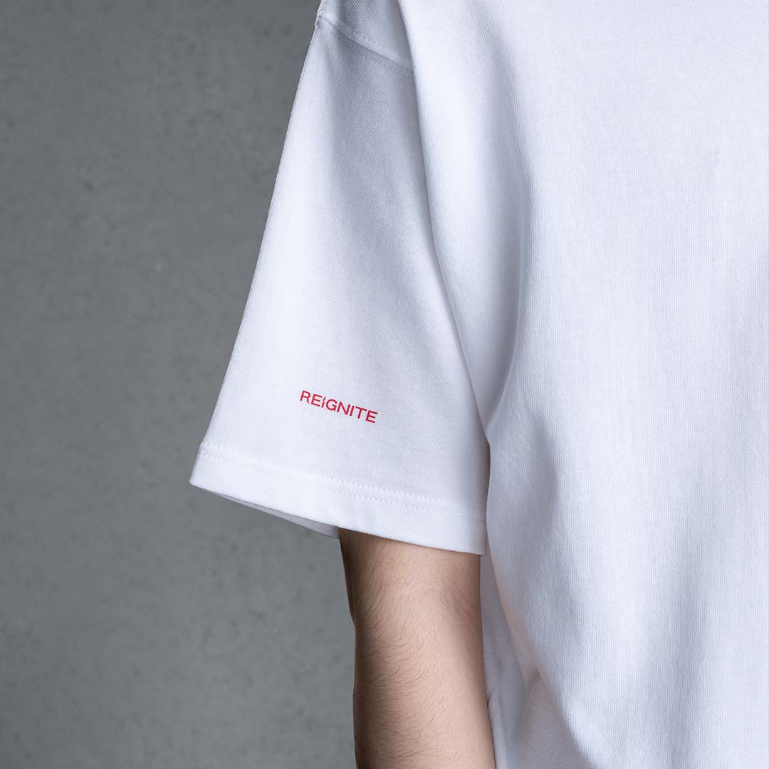 【Basic】 TEE - WHITE – REIGNITE
